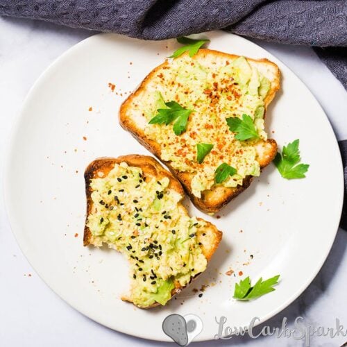 Keto Avocado Toast Recipe - Low Carb Spark
