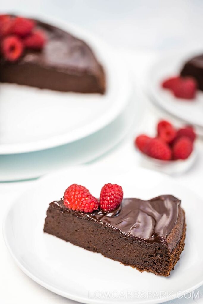 The Best Flourless Chocolate Cake - Low Carb Spark