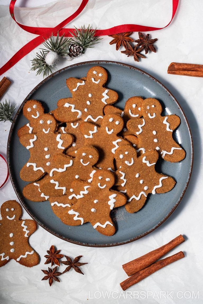 Keto Gingerbread Cookies - Low Carb Spark