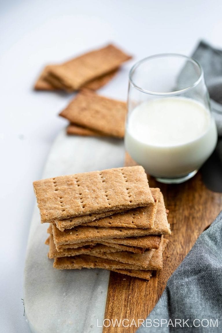 My Homemade Keto Graham Crackers Recipe - Low Carb Spark