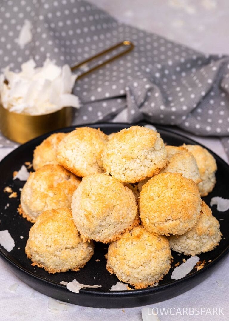 Keto Coconut Macaroons - Low Carb Spark