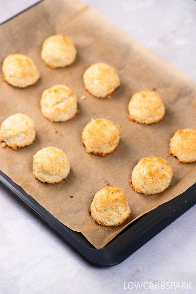 Keto Coconut Macaroons - Low Carb Spark