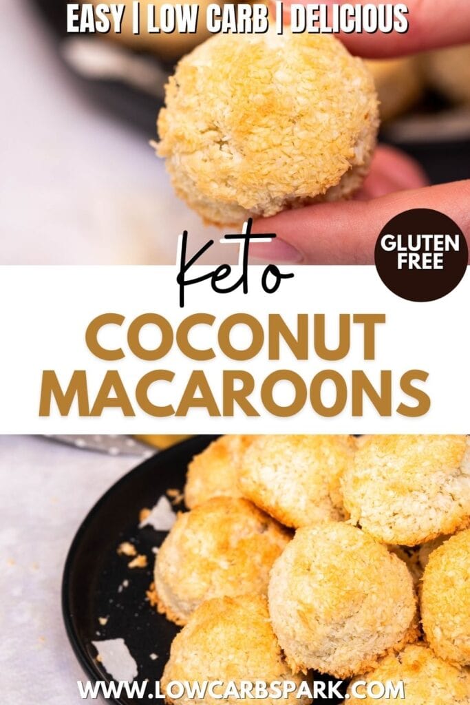 Keto Coconut Macaroons - Low Carb Spark