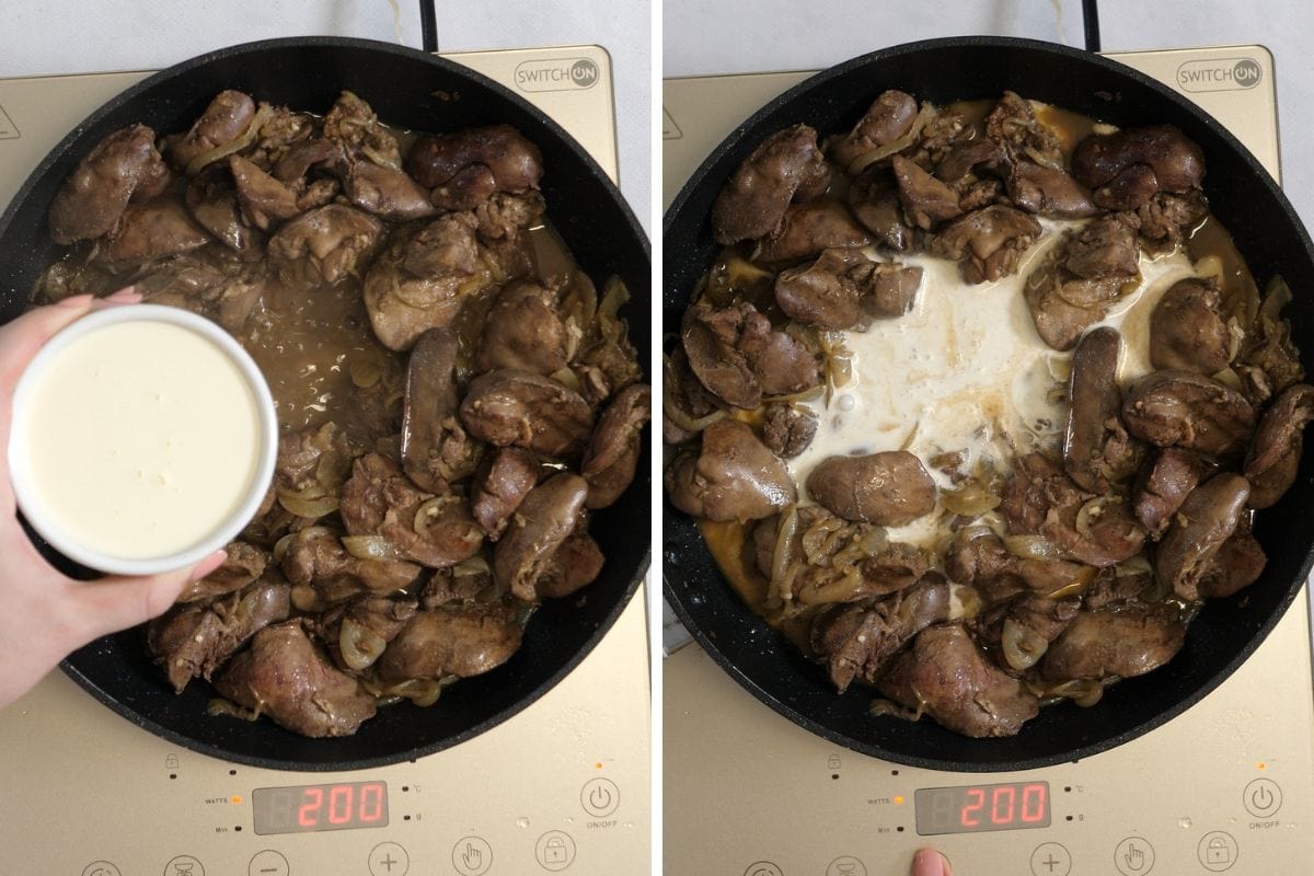 Creamy Sauteéd Chicken Livers - Low Carb Spark