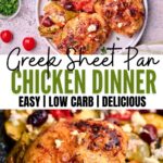 Healthy Greek Sheet Pan Chicken - Low Carb Spark