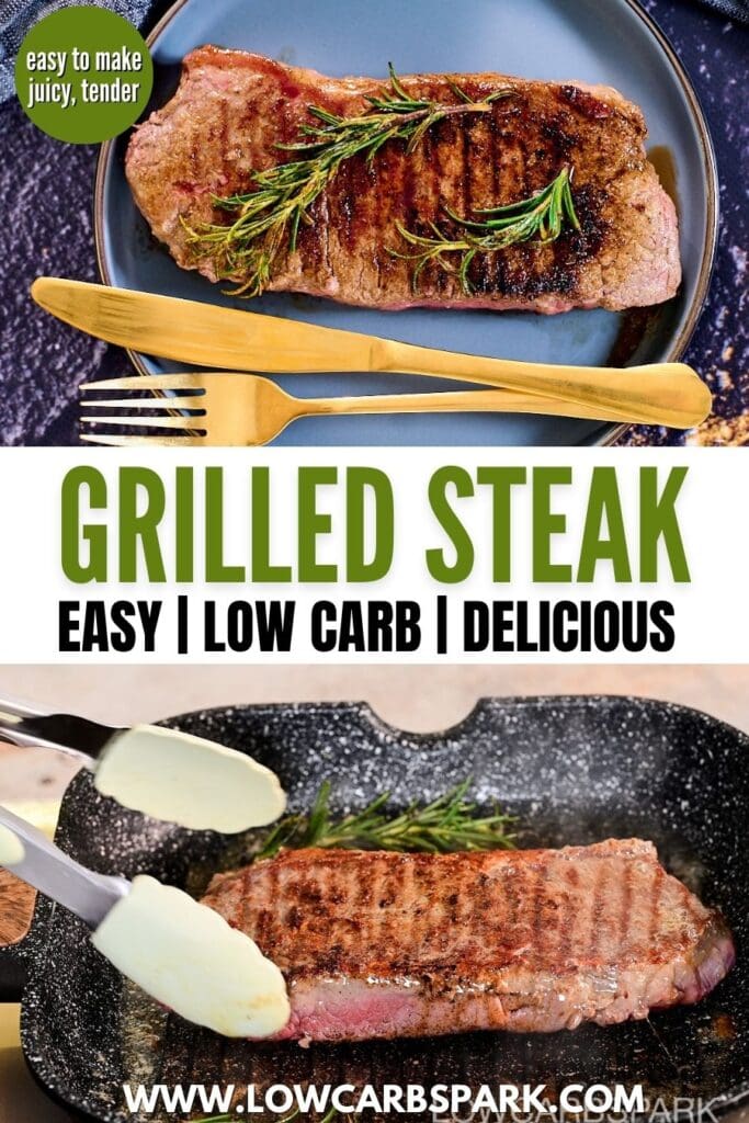 Grilled Sirloin Steak - Low Carb Spark