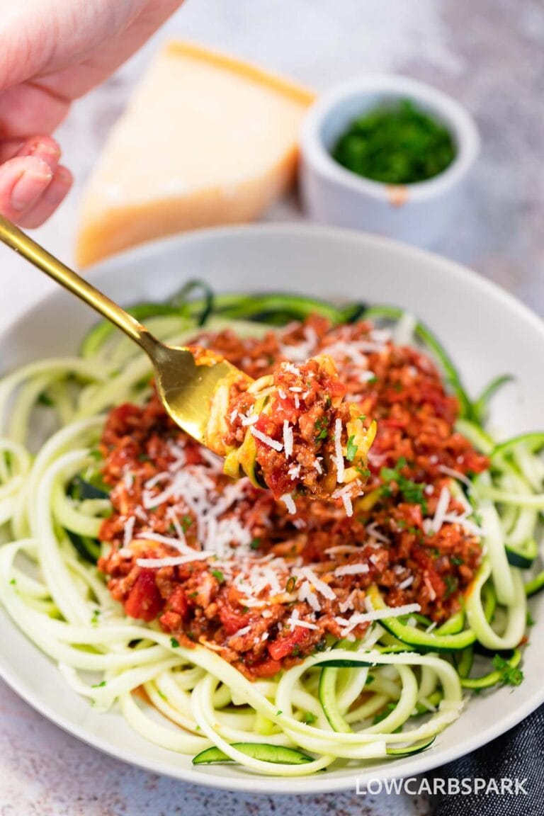 Quick Bolognese Sauce - Low Carb Spark