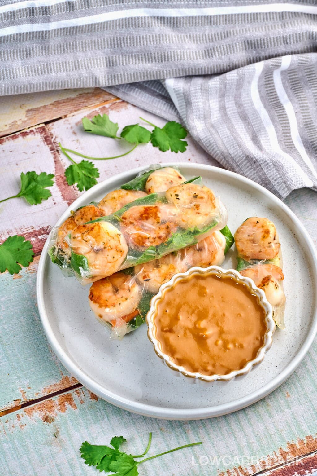 Healthy and Refreshing Shrimp Spring Rolls Recipe - Low Carb Spark