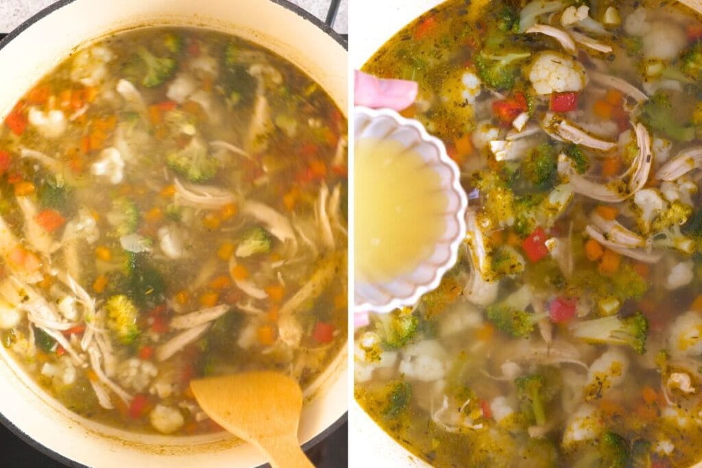 Healthy Chicken Detox Soup - Low Carb Spark