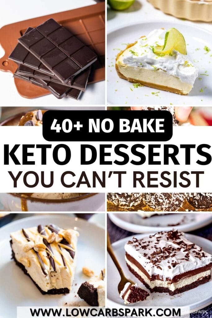 40+ No Bake Keto Desserts You Can't Resist - Low Carb Spark