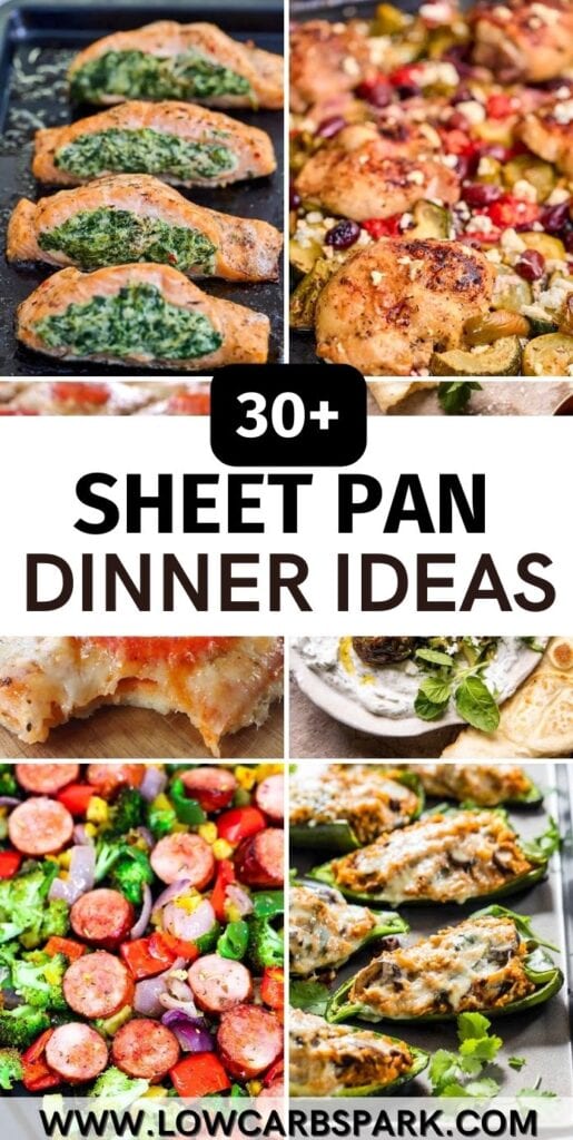 30+ Sheet Pan Dinner Ideas - Low Carb Spark