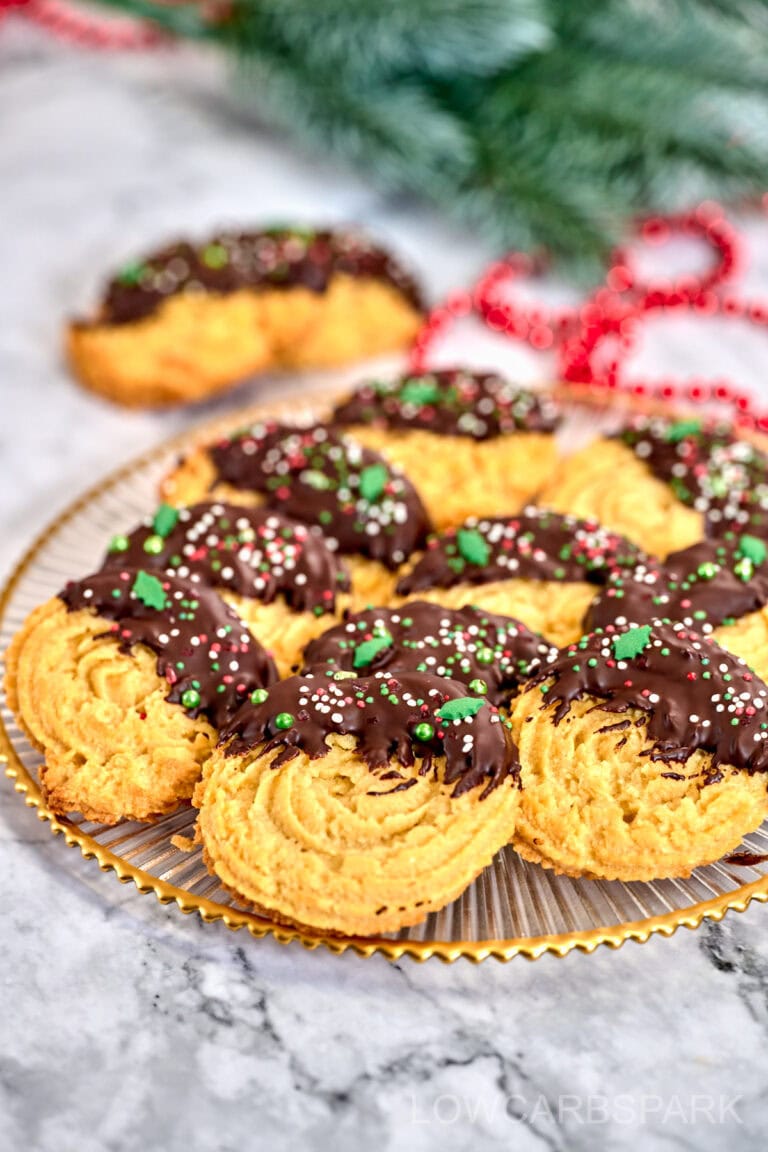 Keto Butter Cookies - Low Carb Spark