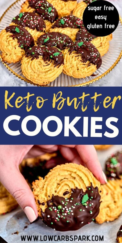 Keto Butter Cookies - Low Carb Spark