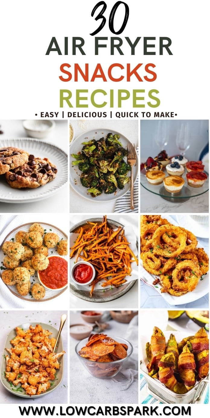 30 Quick Air Fryer Snack Recipes to Satisfy Your Cravings - Low Carb Spark