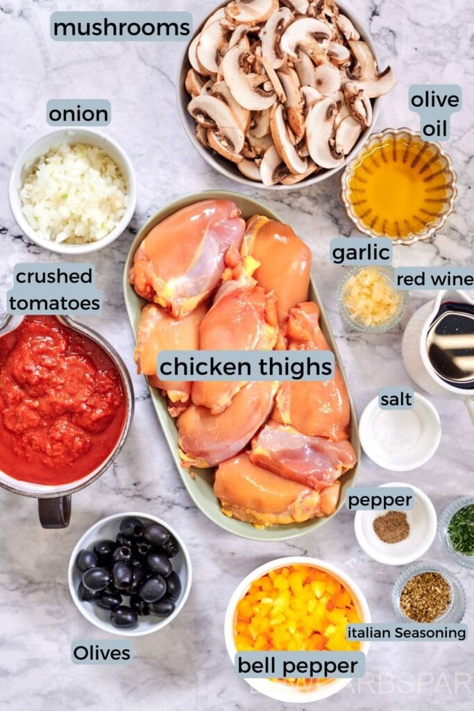Chicken Cacciatore - Low Carb Spark