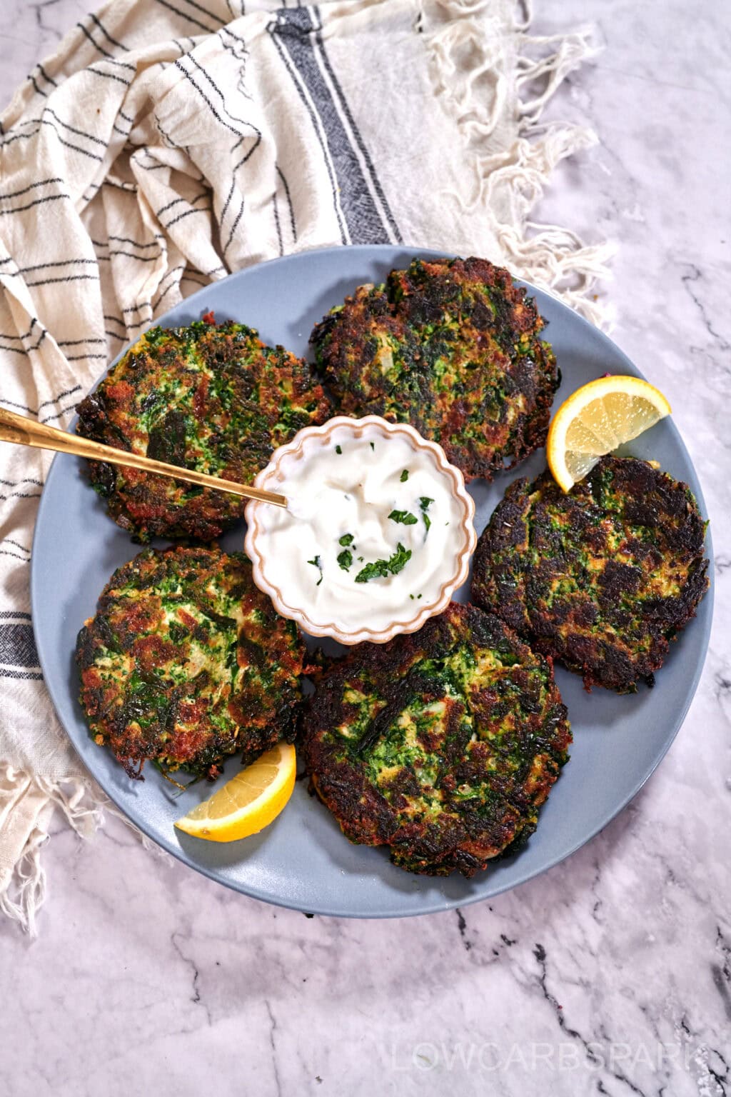 Ultimate Crispy Spinach Fritters Recipe - Low Carb Spark
