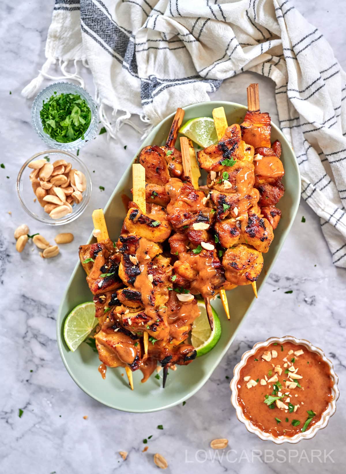 Chicken Satay Recipe with The Best Peanut Sauce