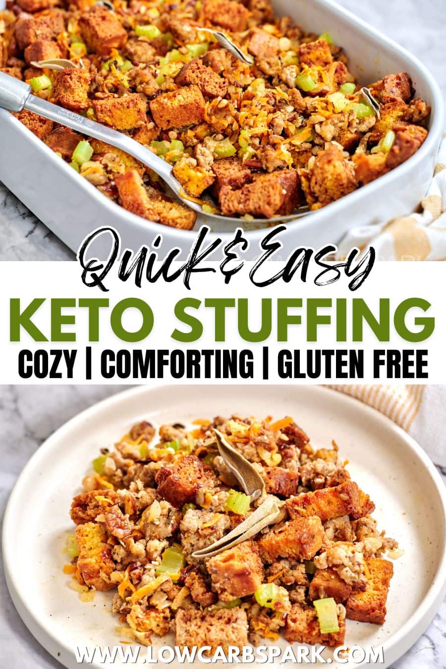 Best Keto Stuffing Recipe (Low Carb, Easy, and Flavorful)